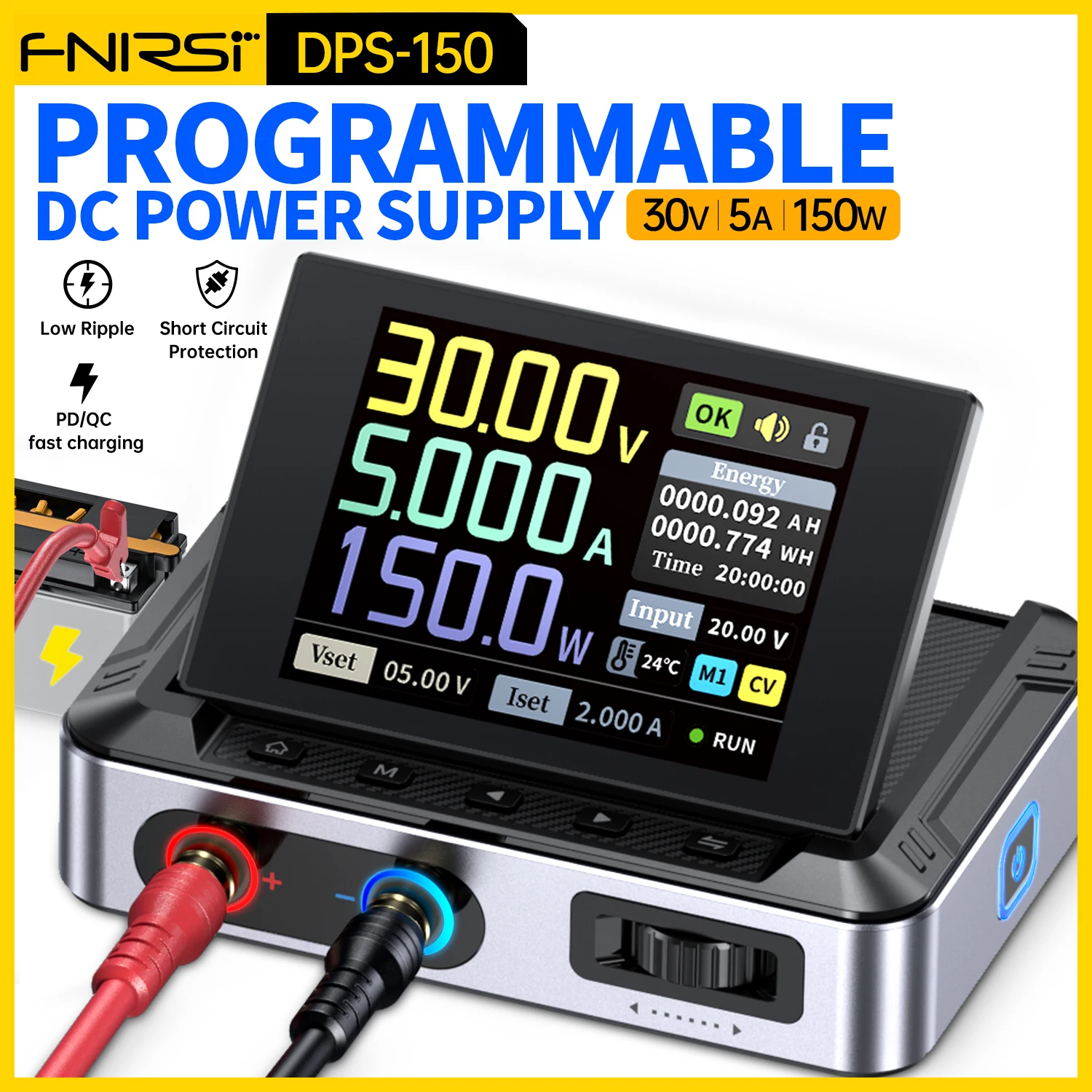 FNIRSI-DPS-150-Programmable-CNC-DC-Switching-Power-Supply-30V-5A ...