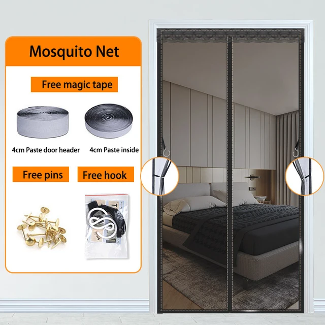 LZ Magnetic Screen Mosquito Net Door Mosquito Curtains Self Sealing ...