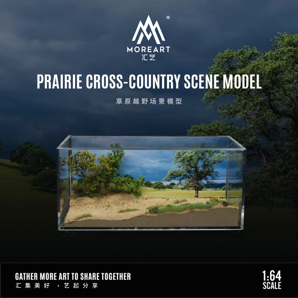 Pre-order-More-Art-1-64-Parking-Lot-Prairie-Cross-Country-Diorama-Scene ...