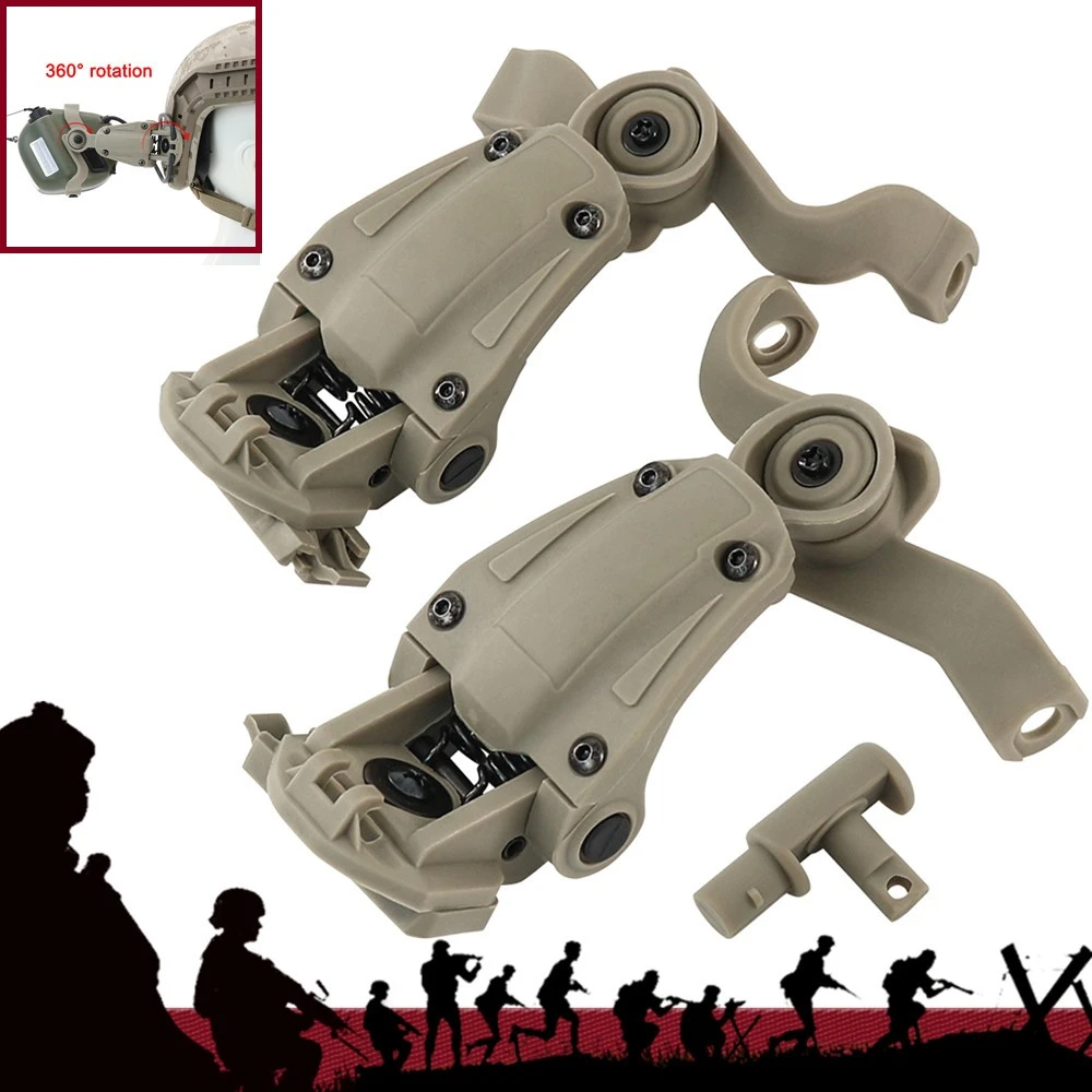 ARC Helmet Rail Adapter Compatible with the MilitaryVersion of the ...