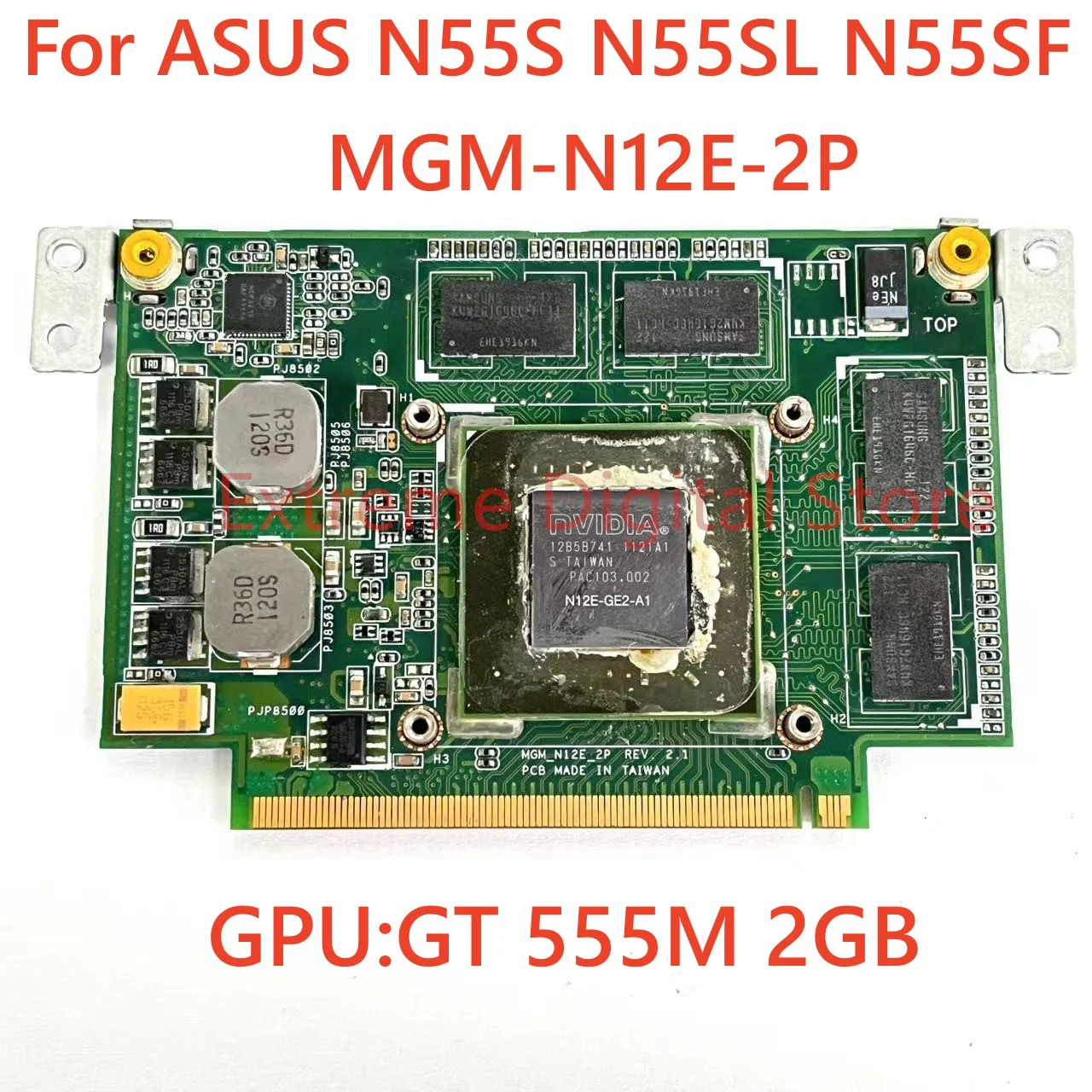MGM N12E 2P For ASUS N55S N55SL N55SF Laptop Motherboard Video card ...