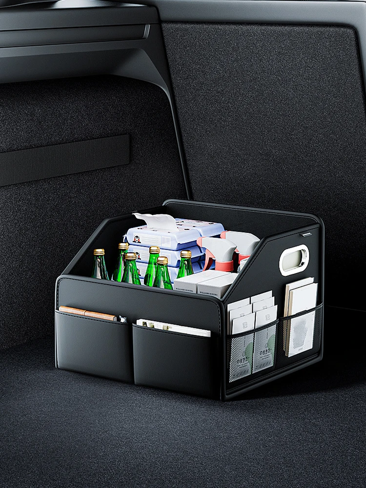 Car-Trunk-Organizer-Storage-Box-PU-Leather-Vehicle-Sorting-Case-With ...