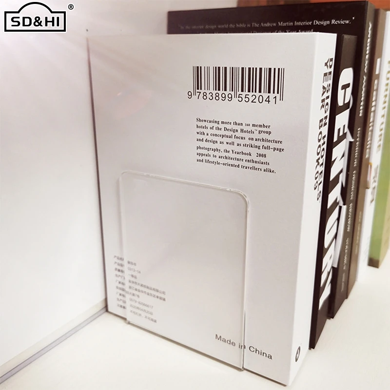 Sujetalibros-de-acr-lico-transparente-estante-de-almacenamiento-decorativo-de-escritorio-soporte ...