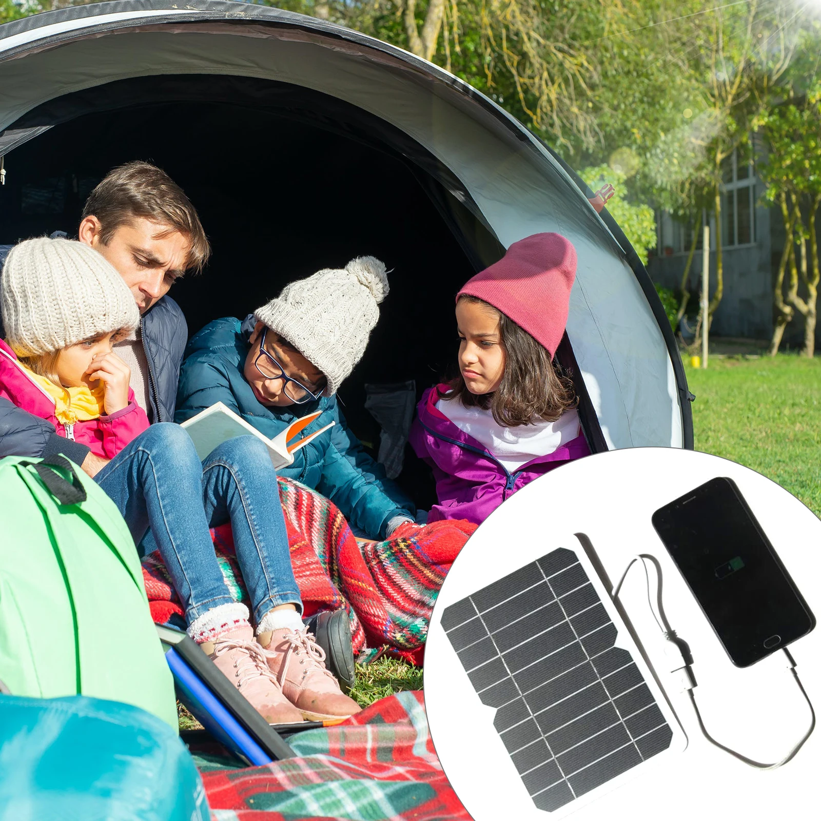 5W-5V-Small-Solar-Panel-with-USB-DIY-Monocrystalline-Silicon-Solar-Cell ...