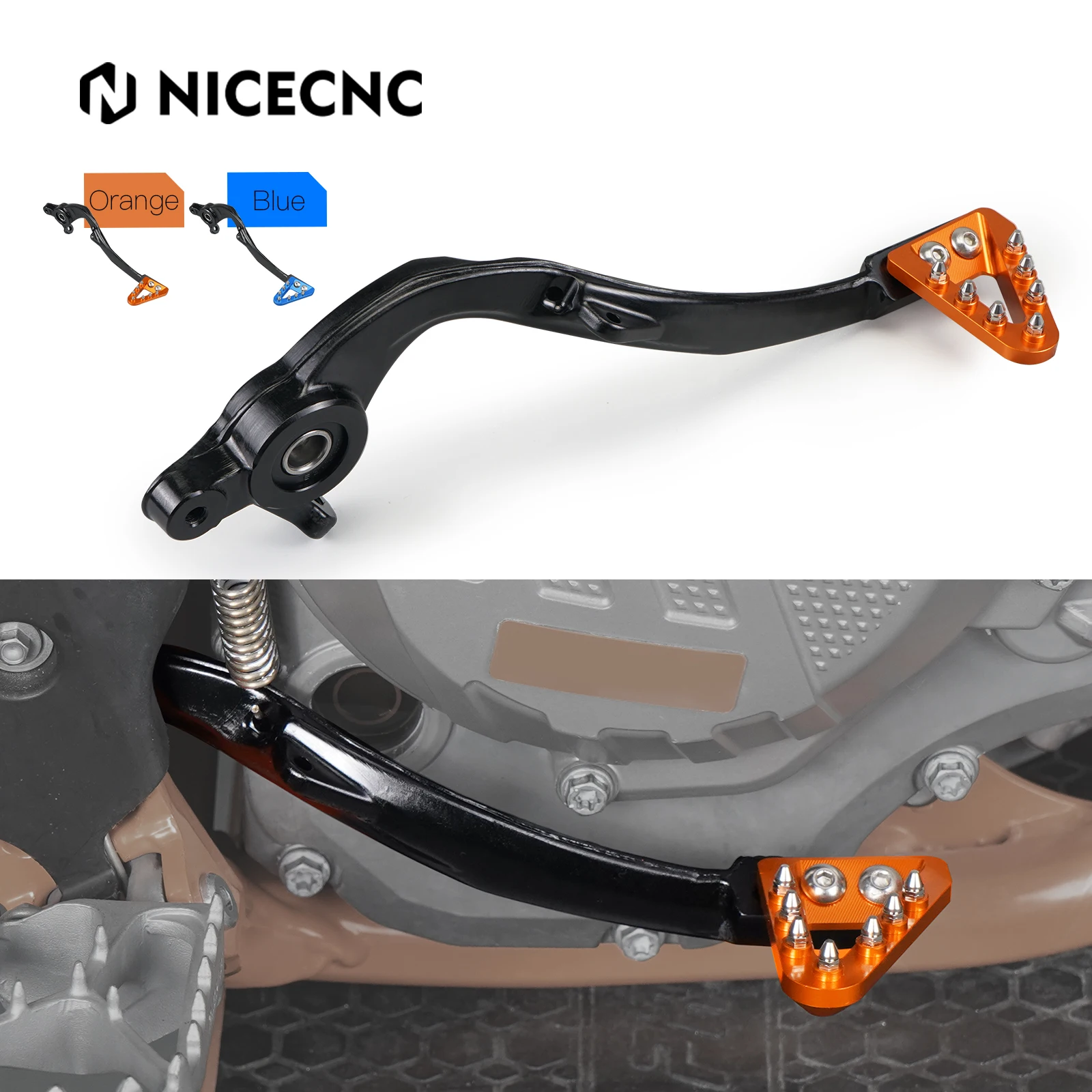 NICECNC-Adjustable-Forged-Aluminum-Brake-Pedal-Lever-For-2017-2024-KTM ...