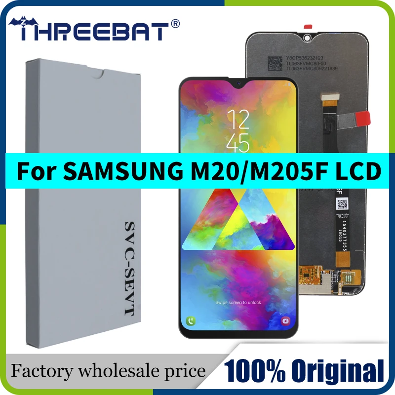 6-3-New-AMOLED-For-SAMSUNG-Galaxy-M20-2019-SM-M205-M205F-LCD-Display ...