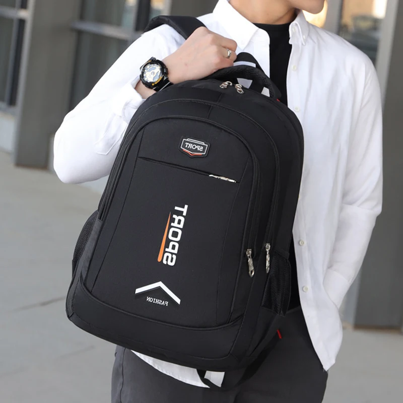 College Backpack Men Oxford Waterproof Large Capacity Business Laptop ...