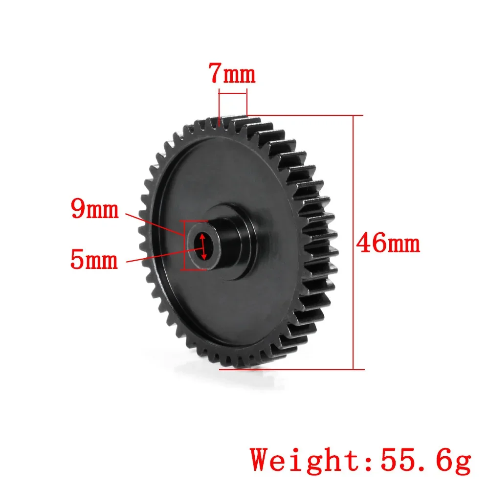 Hardened-Steel-Metal-44T-Spur-Gear-Main-Gear-For-1-8-HPI-Racing-Savage ...