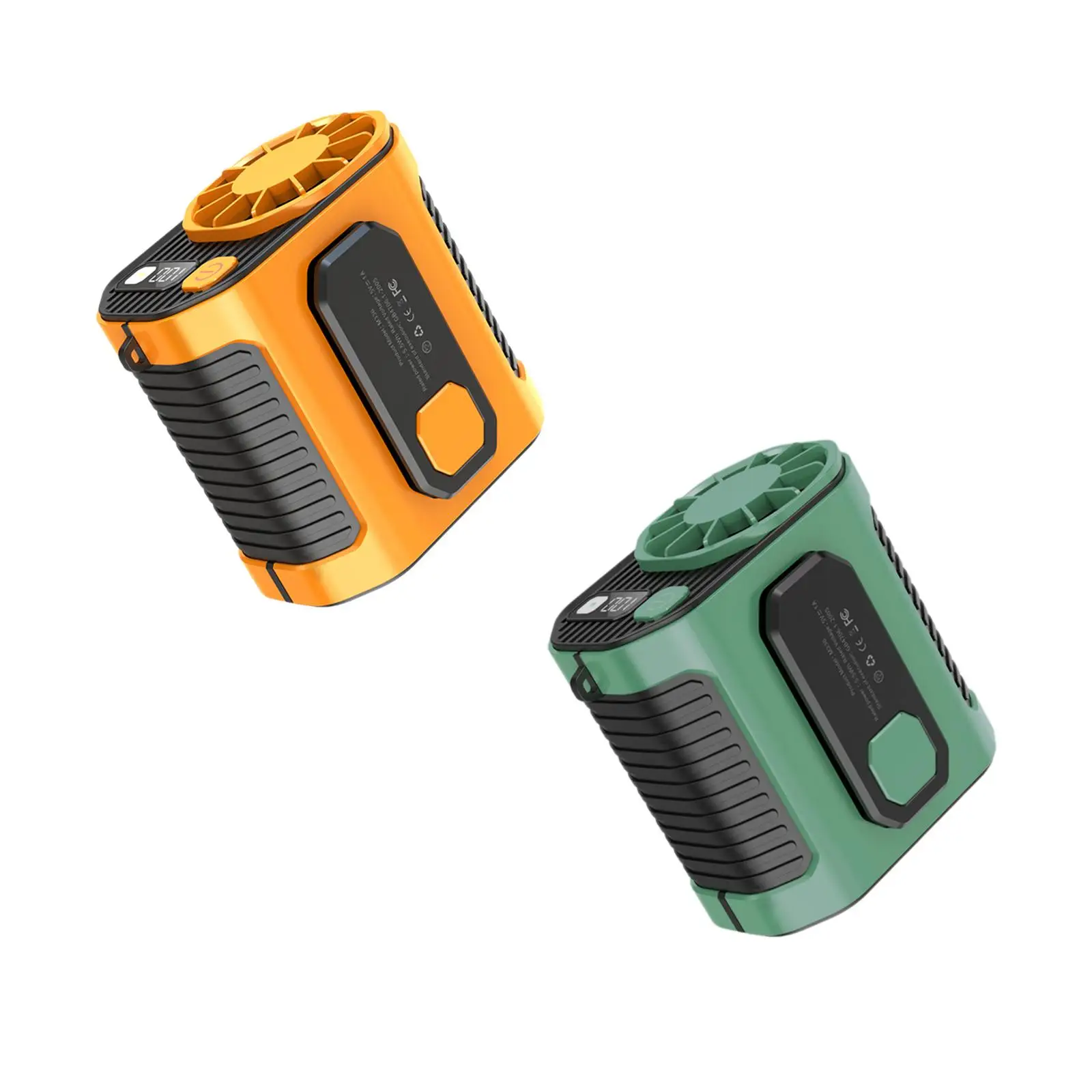 Waist-Fan-Wearable-Flashlight-Small-Cooling-Fan-Strong-Wind ...