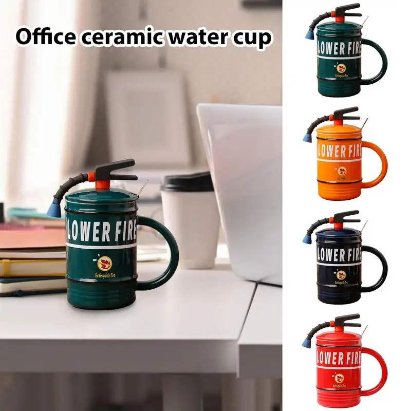 Funny-Fire-Extinguisher-Coffee-Mug-Cup-480ml-Great-Taste-Firefighter ...