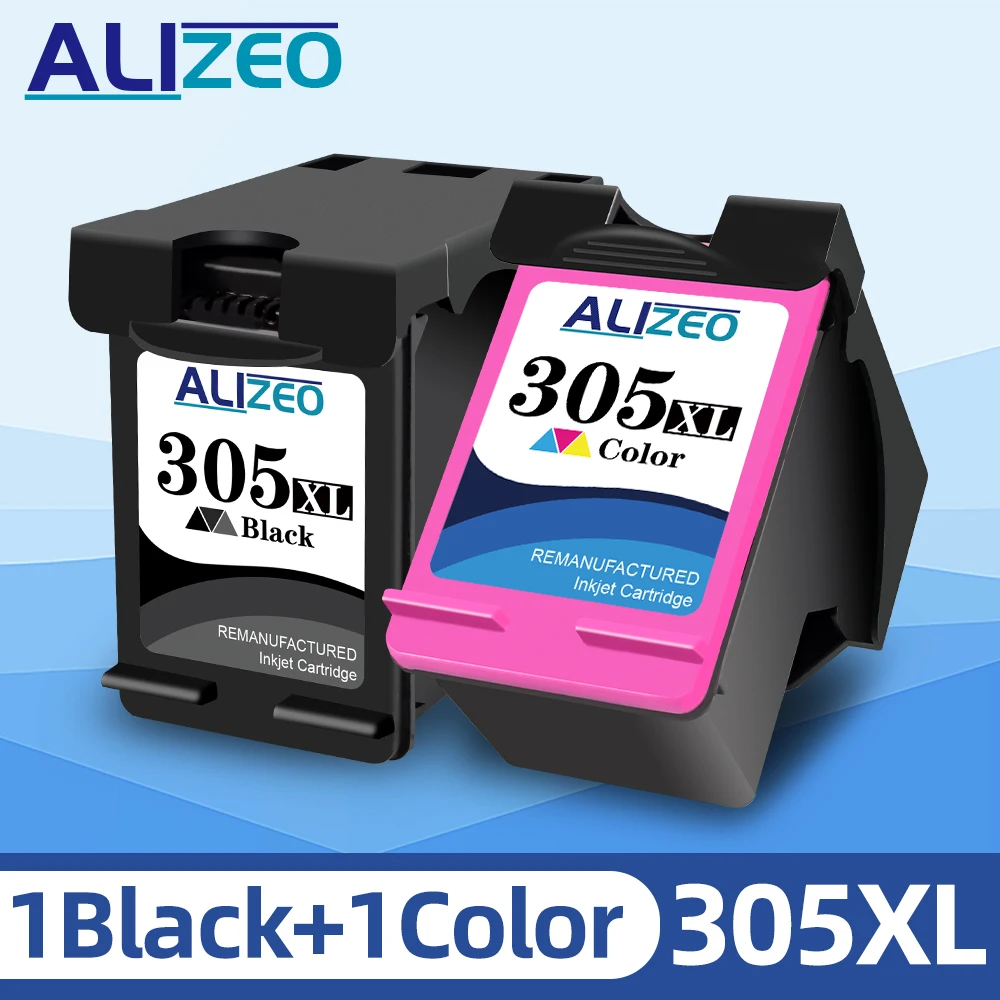 Alizeo-Remanufactured-Replacement-For-HP-305-HP-305-XL-Ink-Cartridge ...