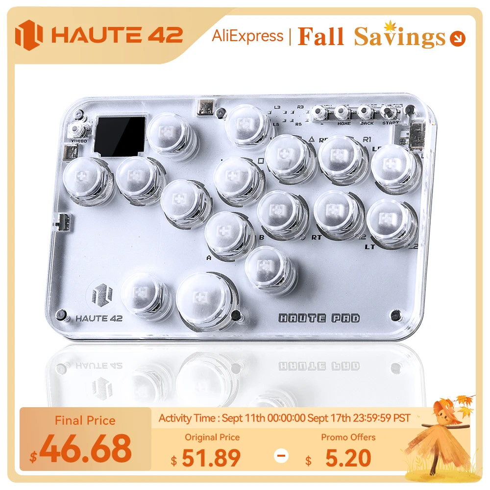 Haute42-Arcade-Joystick-Hitbox-Leverless-Controller-Fight-Sticks-For-PC ...
