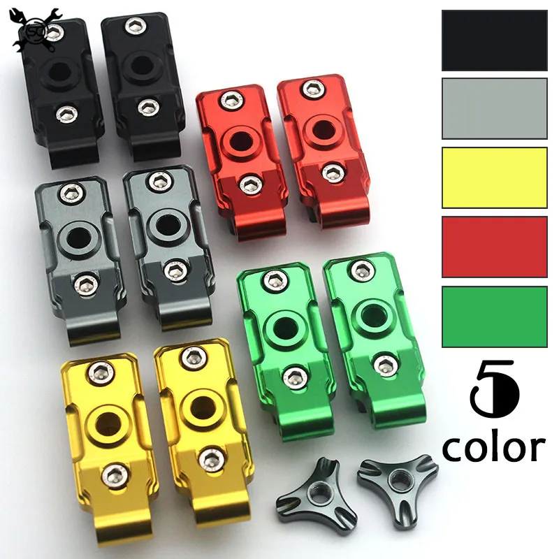 Motorcycle-Aluminum-Rear-Fork-Spindle-Chain-Adjuster-Blocks-Fit-For ...