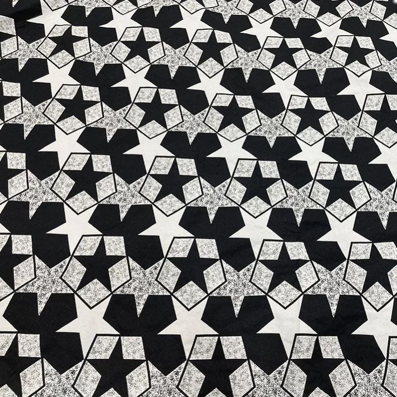 Black And White Brocade Pattern