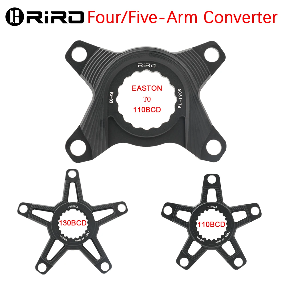RIRO 4-Arm Chainring Adapter for Easton EC90 XXE 5-Bolts Spider for ...