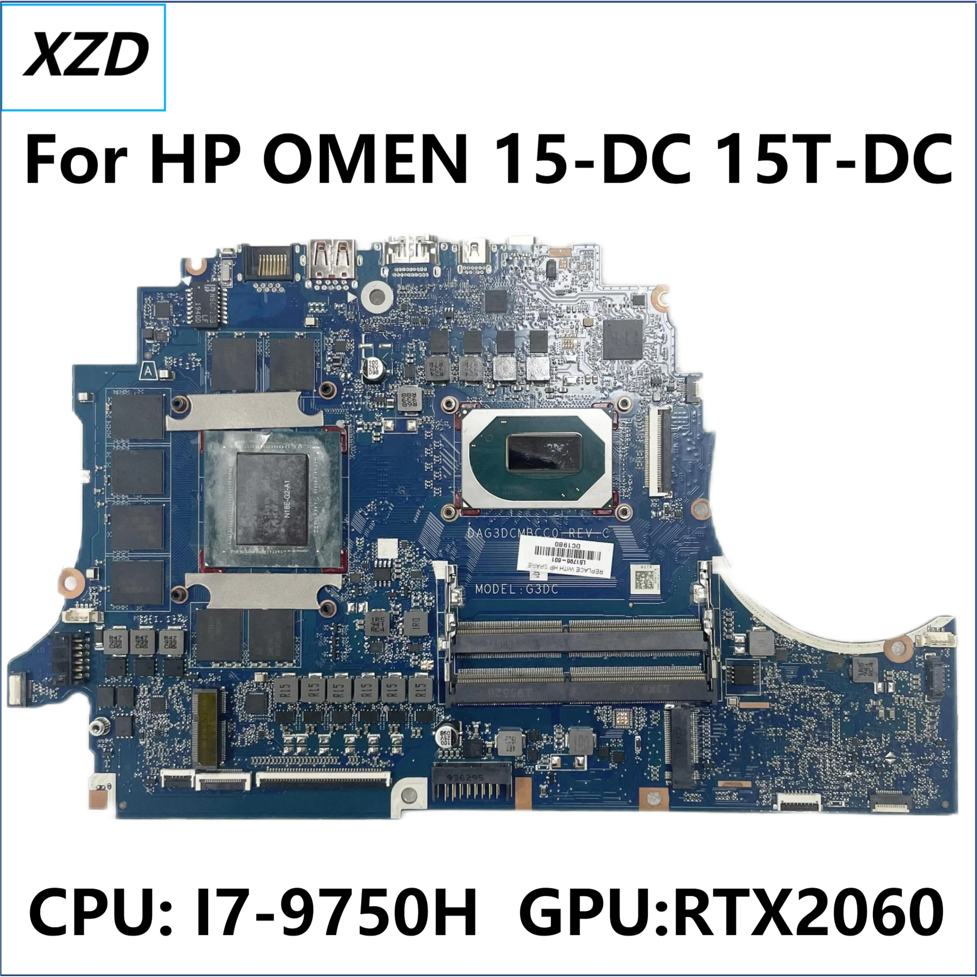 DAG3DCMBCC0-For-HP-OMEN-15-DC-15T-DC-Laptop-Motherboard-L52267-601 ...