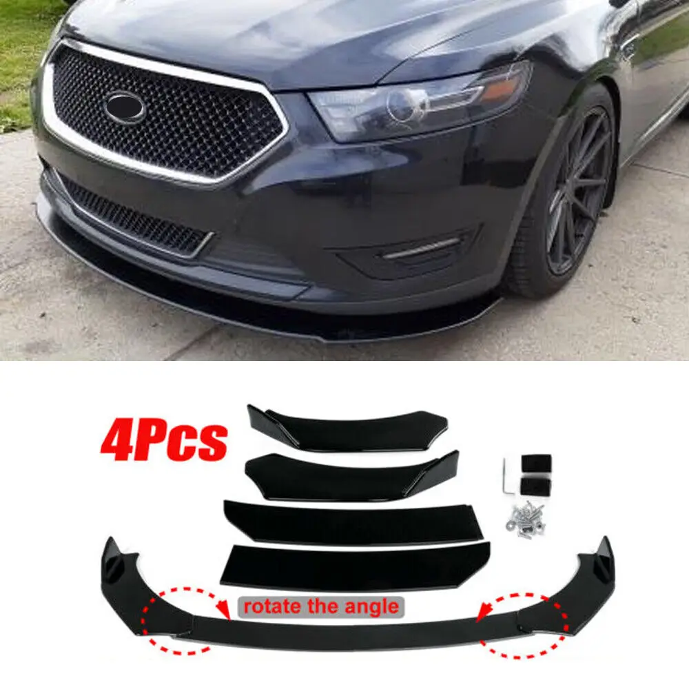 LAICY For Ford Taurus 1997-2019 Car Front Bumper Lip Chin Spoiler ...