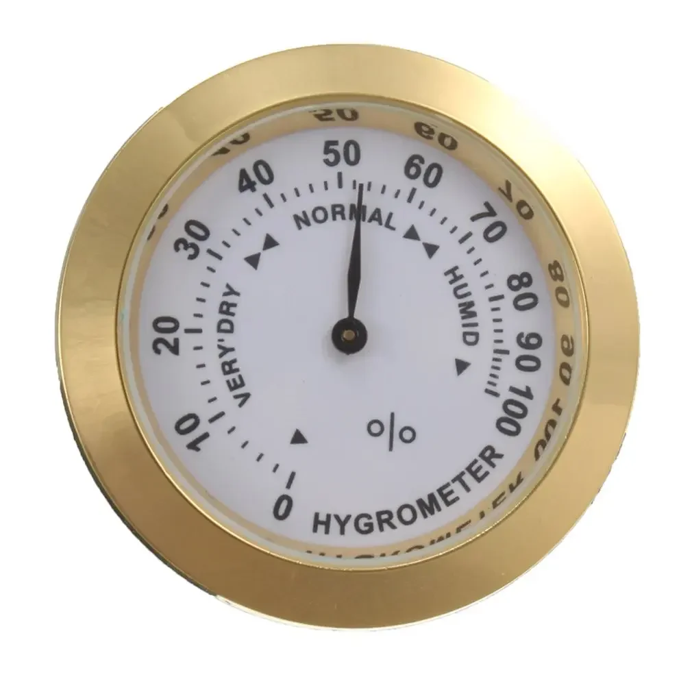 37mm-Analog-Hygrometer-Moisture-Meter-Cigar-Tobacco-Humidity-Gauge ...