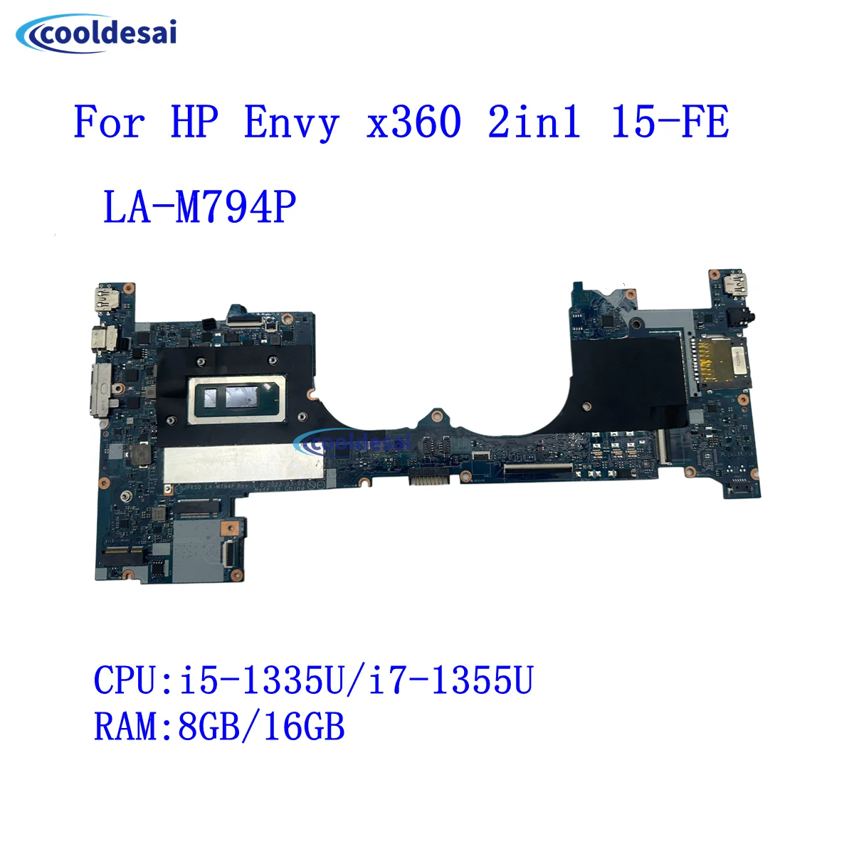 LA-M794P For HP Envy x360 2in1 15-FE 15T-FE Laptop Motherboard N49271 ...