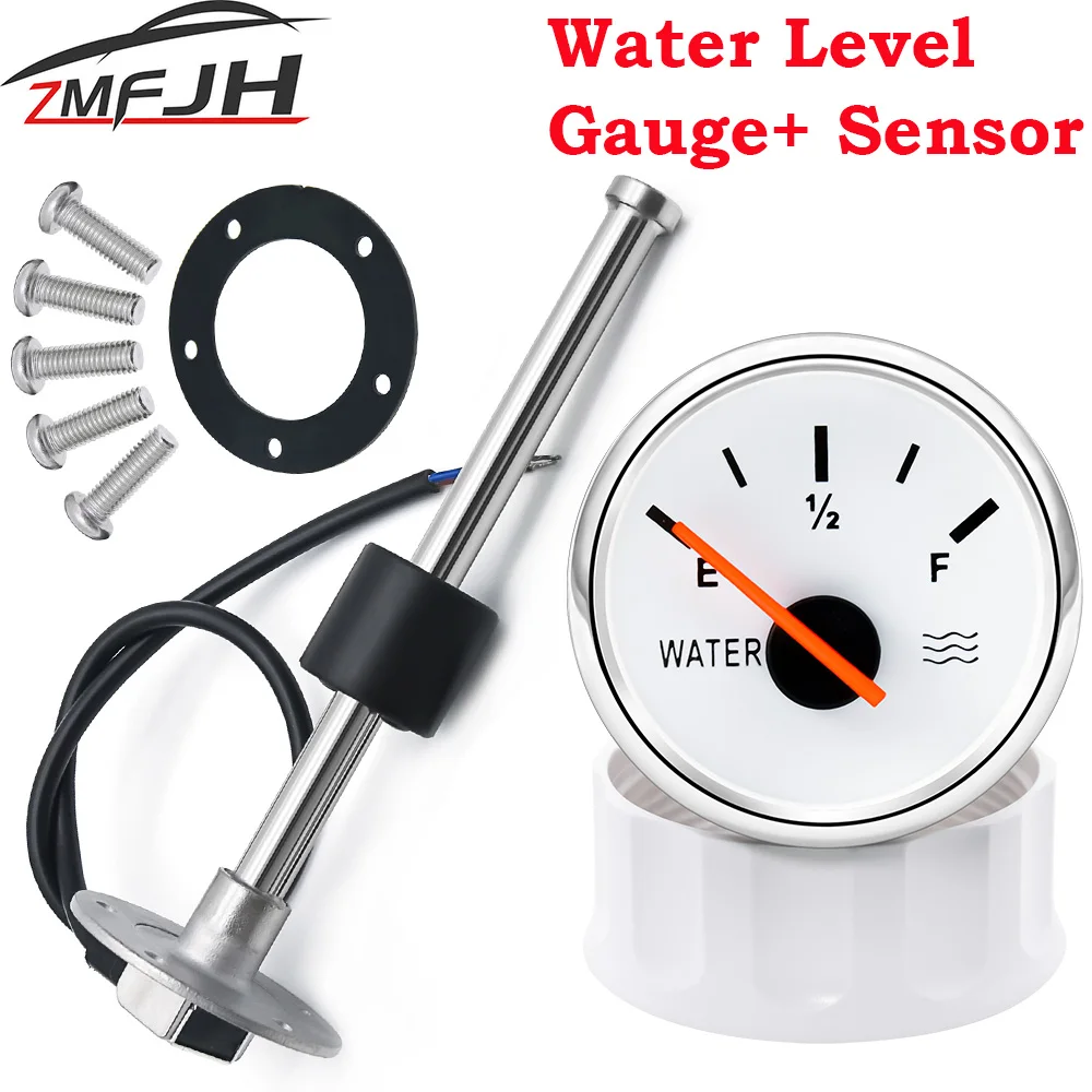 100 500mm Stainless Steel Marine Water Level Gauge Sensor Fit Boat Car ...