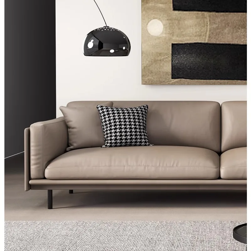 Office-sofa-leather-business-VIP-reception-room-sofa-simple-modern-boss ...