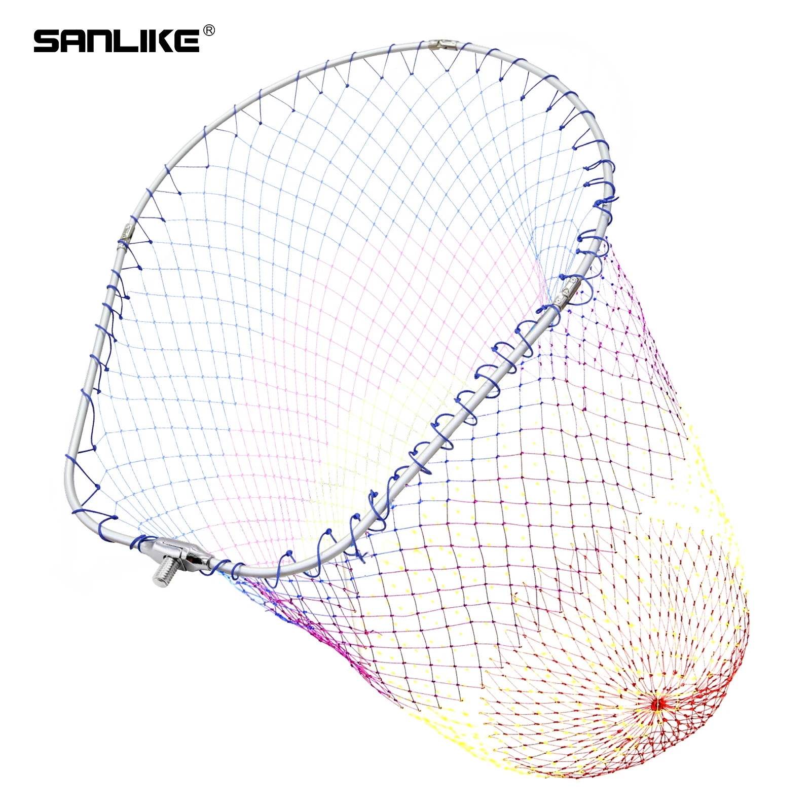 SANLIKE-Fishing-Net-Head-Aluminum-Alloy-Foldable-Extending-Frame-Nylon ...