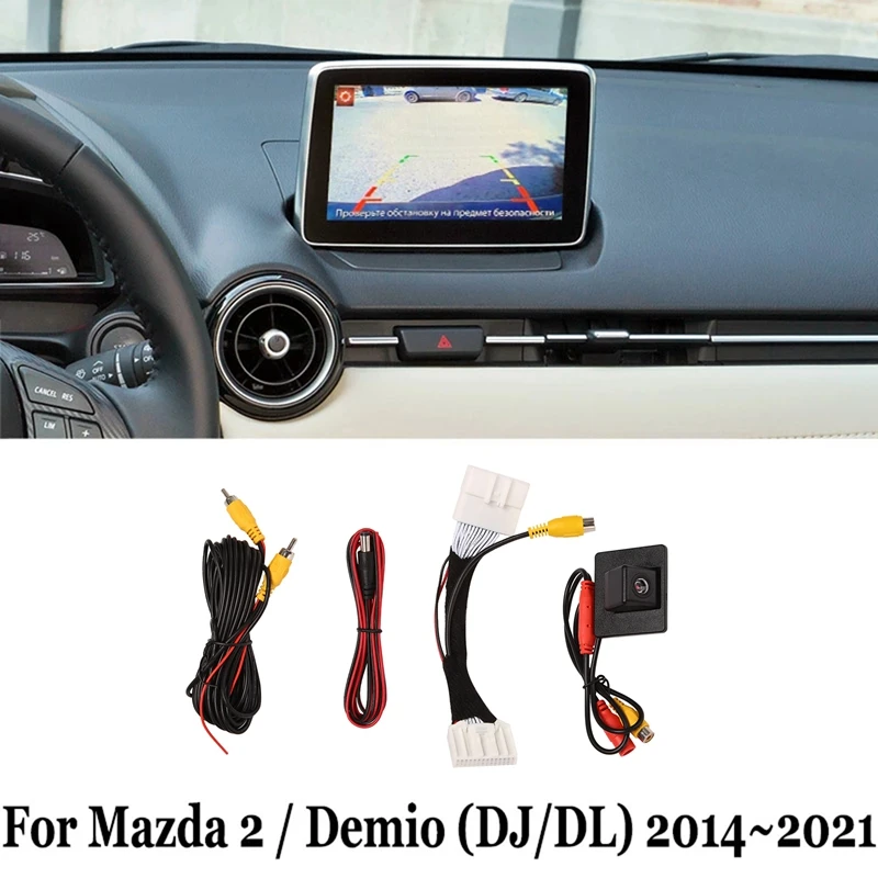 Car-Rear-View-Camera-Parking-Assist-Camera-for-Mazda-2-Demio-Hatchback ...