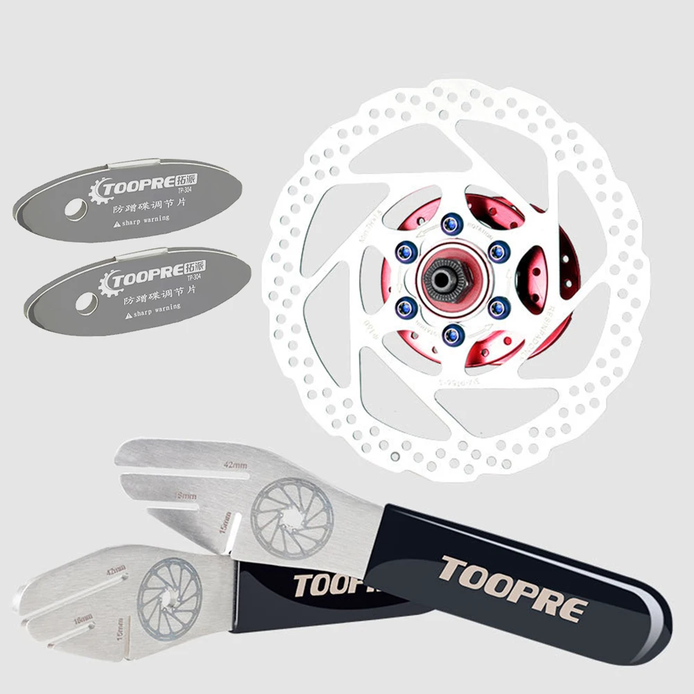 Bicycle-Disc-Brake-Rotor-Alignment-Truing-Tools-with-Disc-Brake-Pad ...