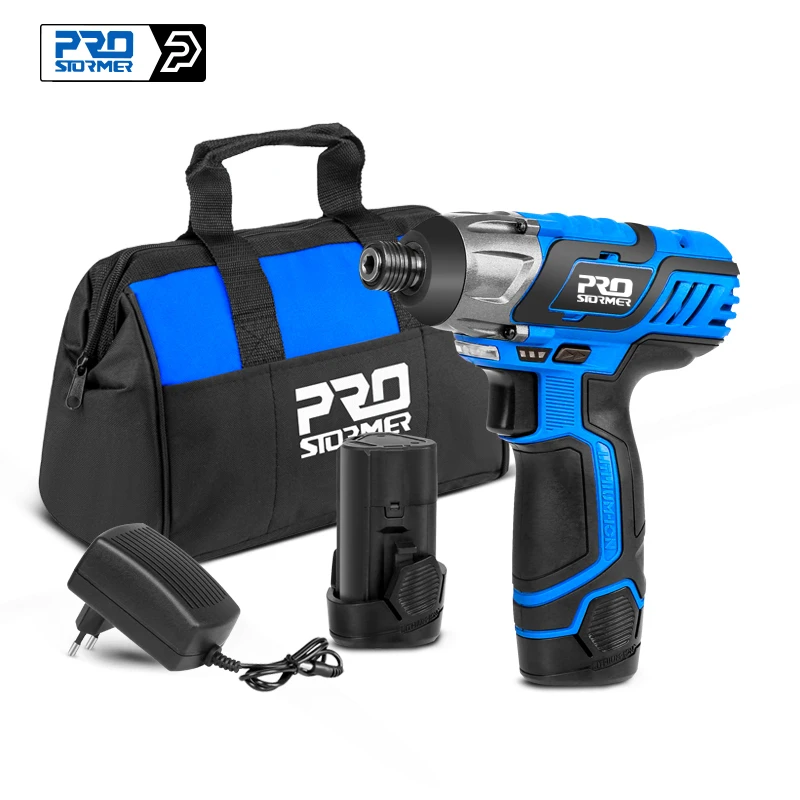 100nm Electric Screwdriver 12v Cordless Drill/driver Screw 2000mah ...