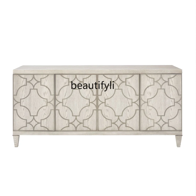 American-Modern-TV-Cabinet-Solid-Wood-Furniture-Living-Room-Simple ...