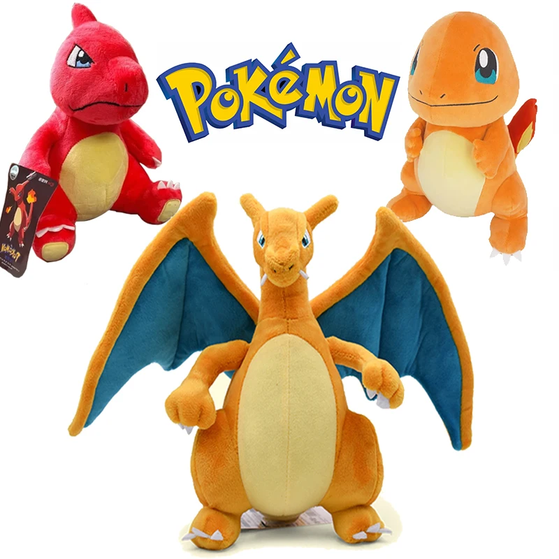 New-Kawaii-Charizard-Soft-Plush-Toys-Charmeleon-Cute-Anime-Figure-Cool ...