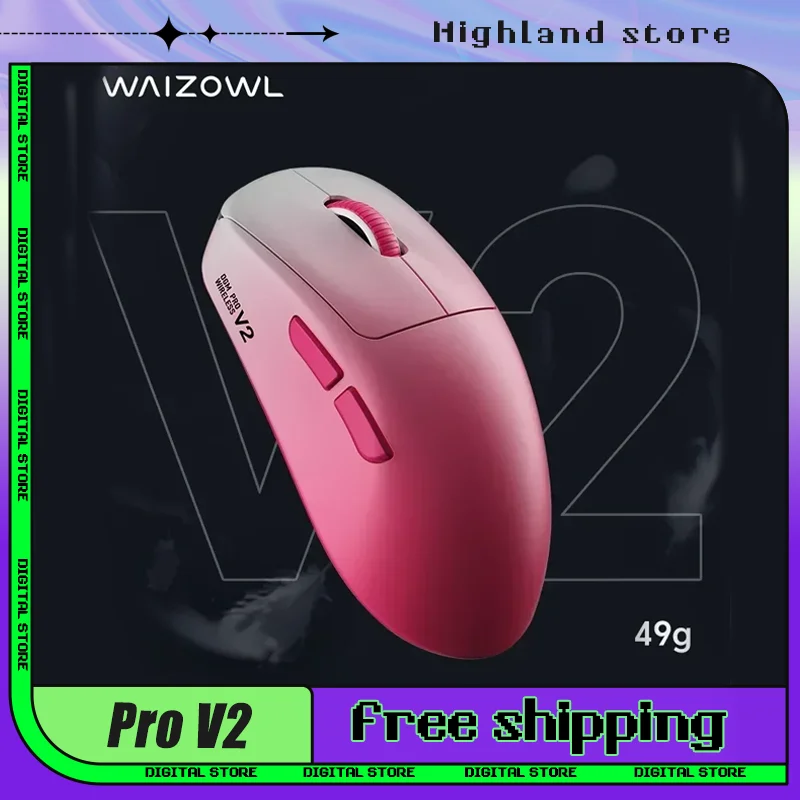 Waizowl-Ogm-Pro-V2-Gaming-Mouse-8k-2-4G-Wireless-Bluetooth-3-Mode ...