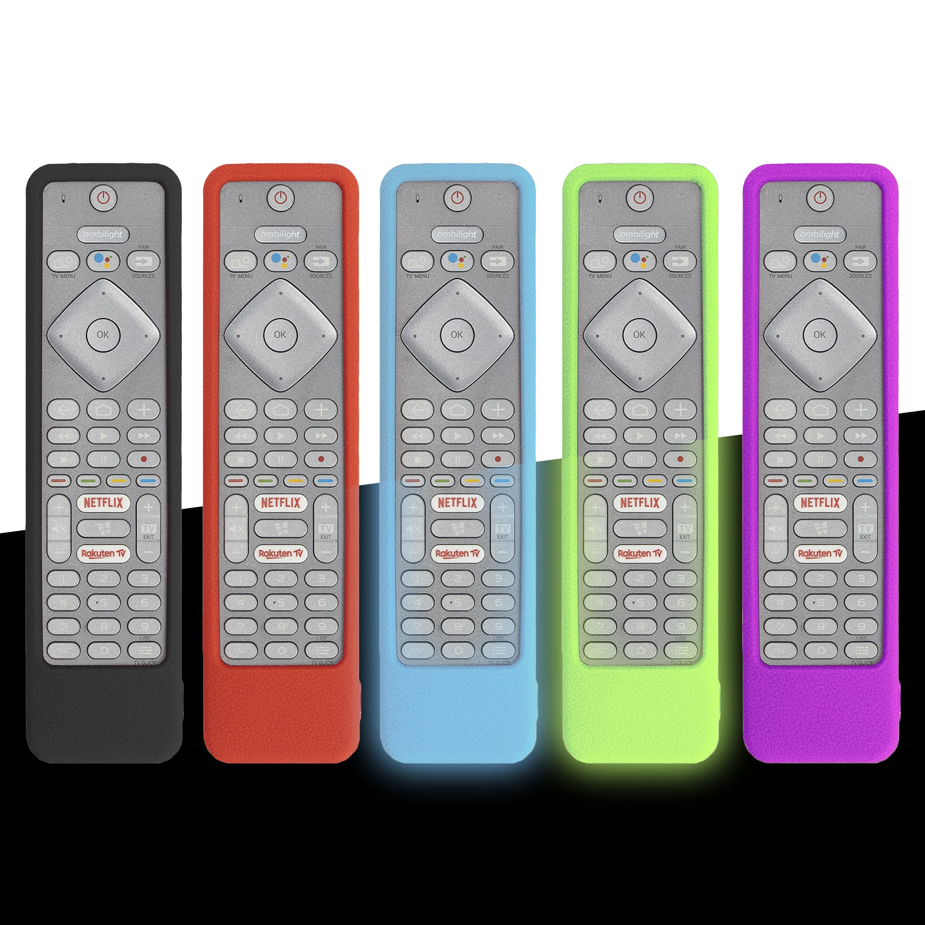 Silicone Case for Philips Smart TV Remote Control YKF456-001 55PUS7304 ...