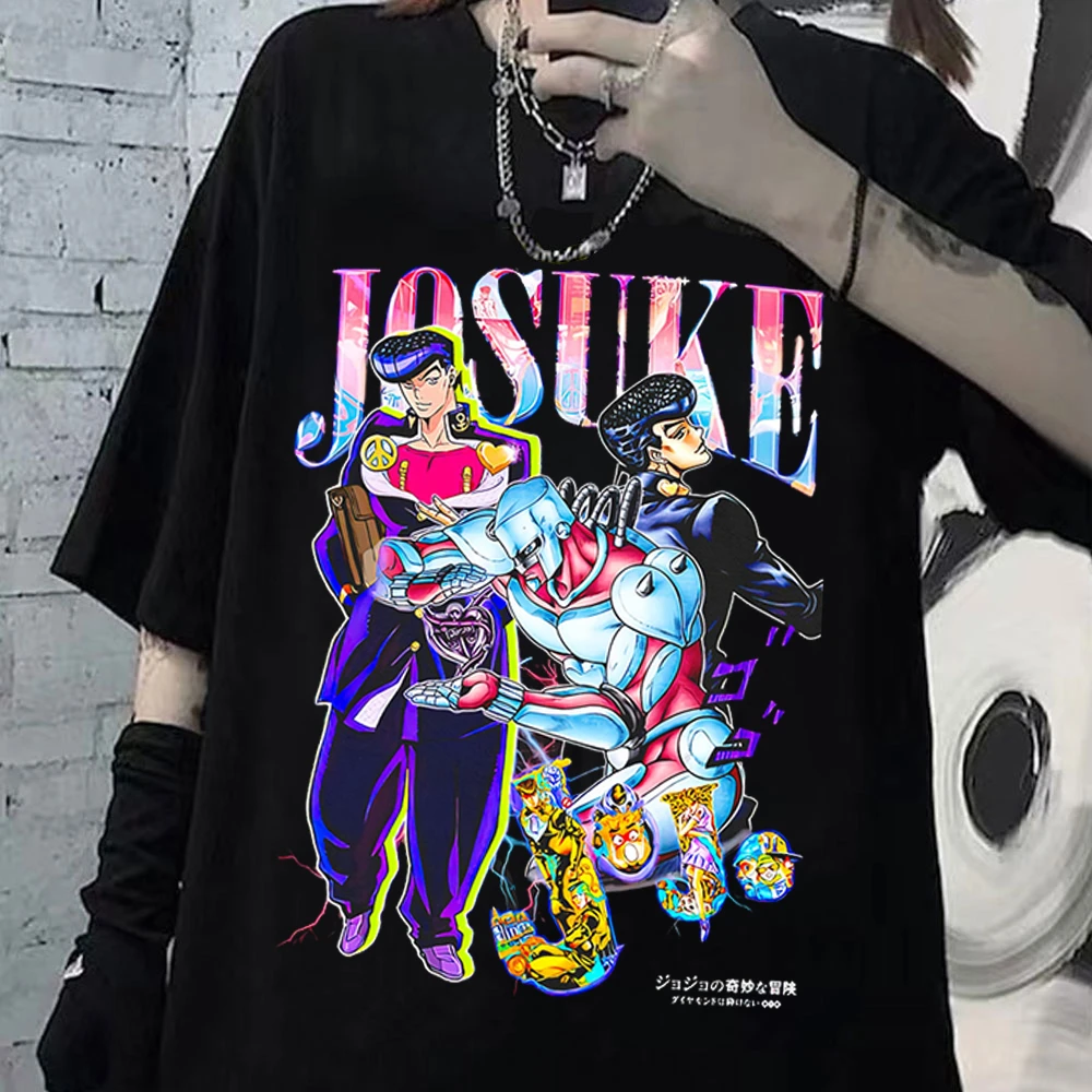 New Josuke Higashikata Jojo Bizarre Adventure Diamond Anime Tshirts ...