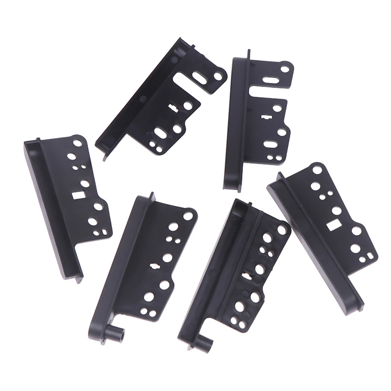 1pair Radio Brackets Double Din Stereo Panel Fascia DVD Dash Mount Trim ...