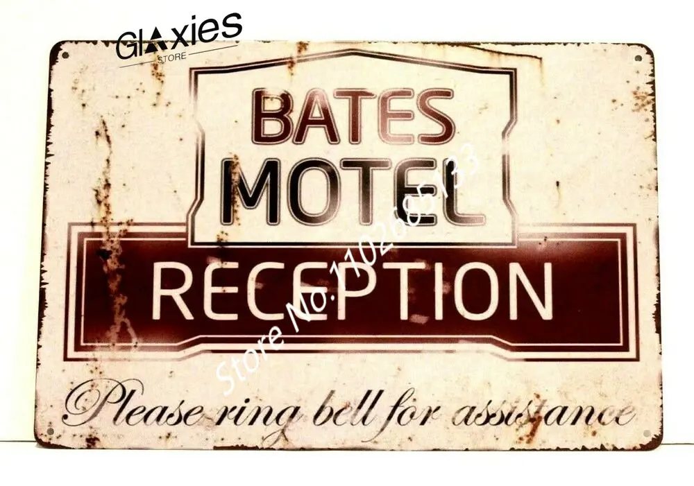 Bates Motel Psycho Sign