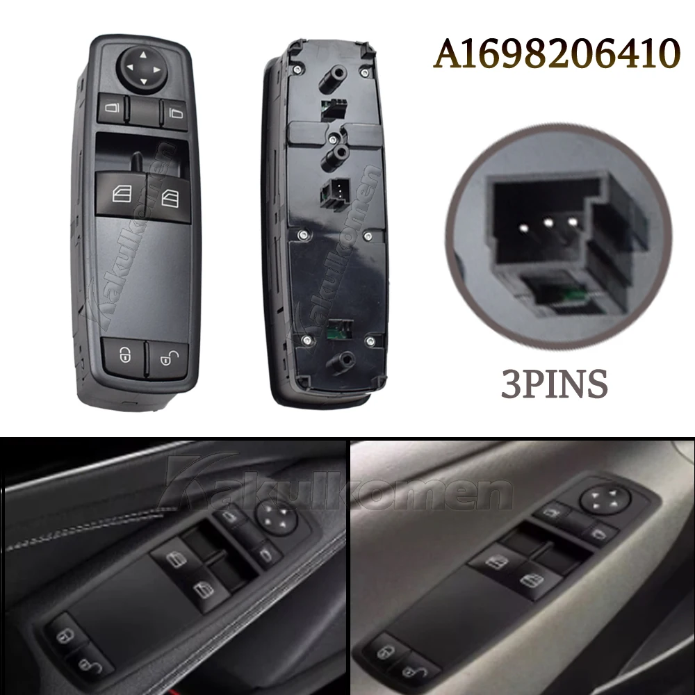 Car-Power-Window-Lift-Switch-Button-A1698206410-A1698206510-For ...