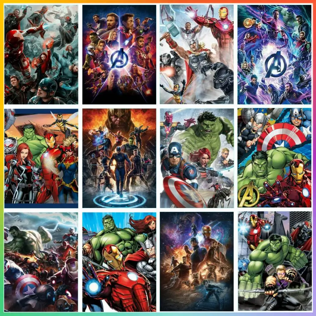 Manvel-Avengers-Iron-Man-Superhero-Kit-Cross-Pictures-Embroidery ...