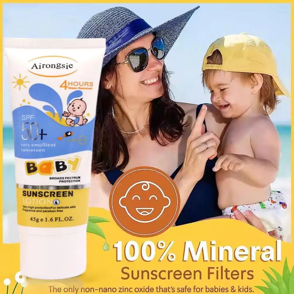 Children-s-Sunscreen-45g-kids-Sunblock-Cream-Hydrating-Refreshing ...