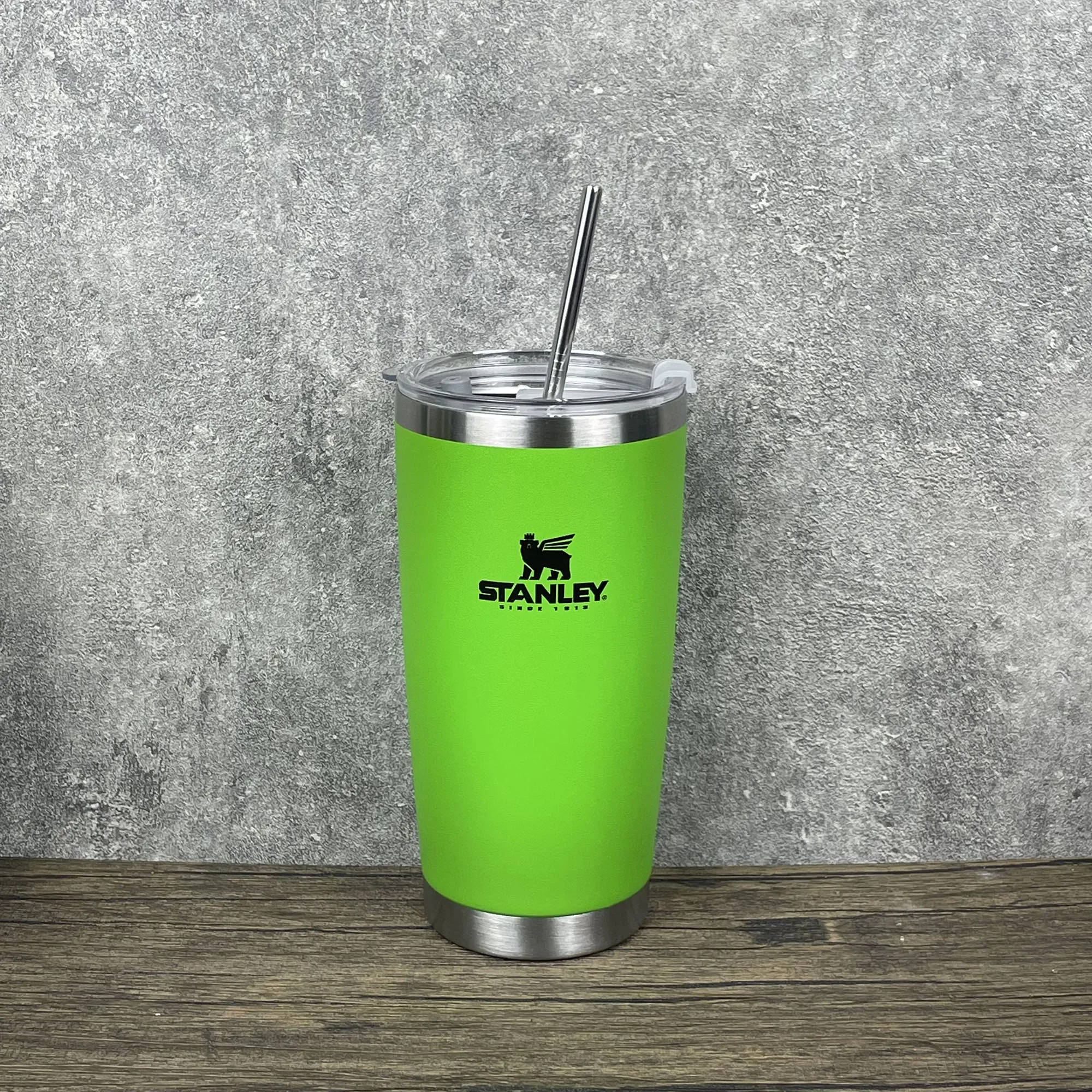 GOURDE BIDON,Violet-Logo--tasse isotherme en acier inoxydable, avec ...