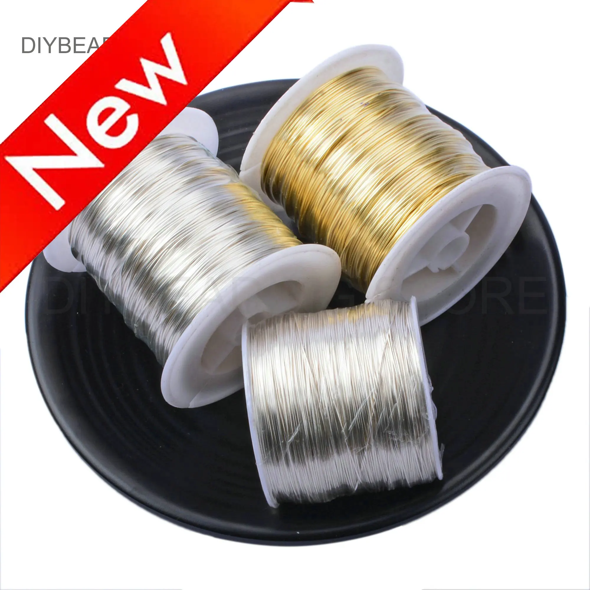 Wrapping-Wire-Bulk-Supplies-14K-Gold-Silver-Plated-Brass-Round-Wire-for ...