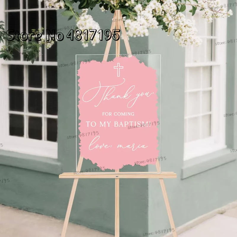 Welcome-Christening-Sign-Wedding-Mirror-Vinyl-Sticker-Thank-You-For ...