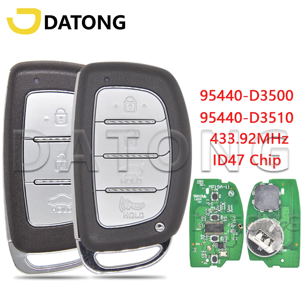 Datong-Wolf-chave-de-controle-remoto-de-carro-Hyundai-Tucson-2019-2022 ...
