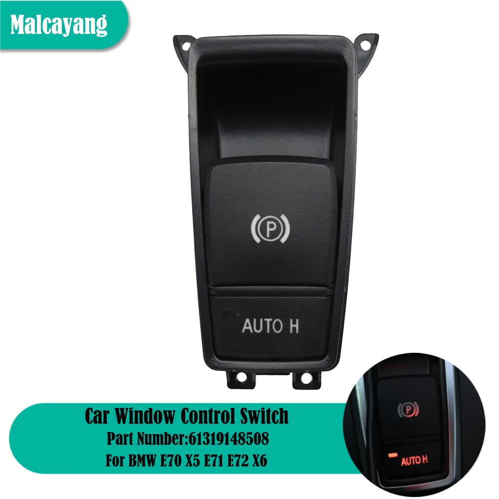 For-BMW-E70-X5-E71-E72-X6-Parking-Handbrake-Brake-Switch-Button-Parking ...