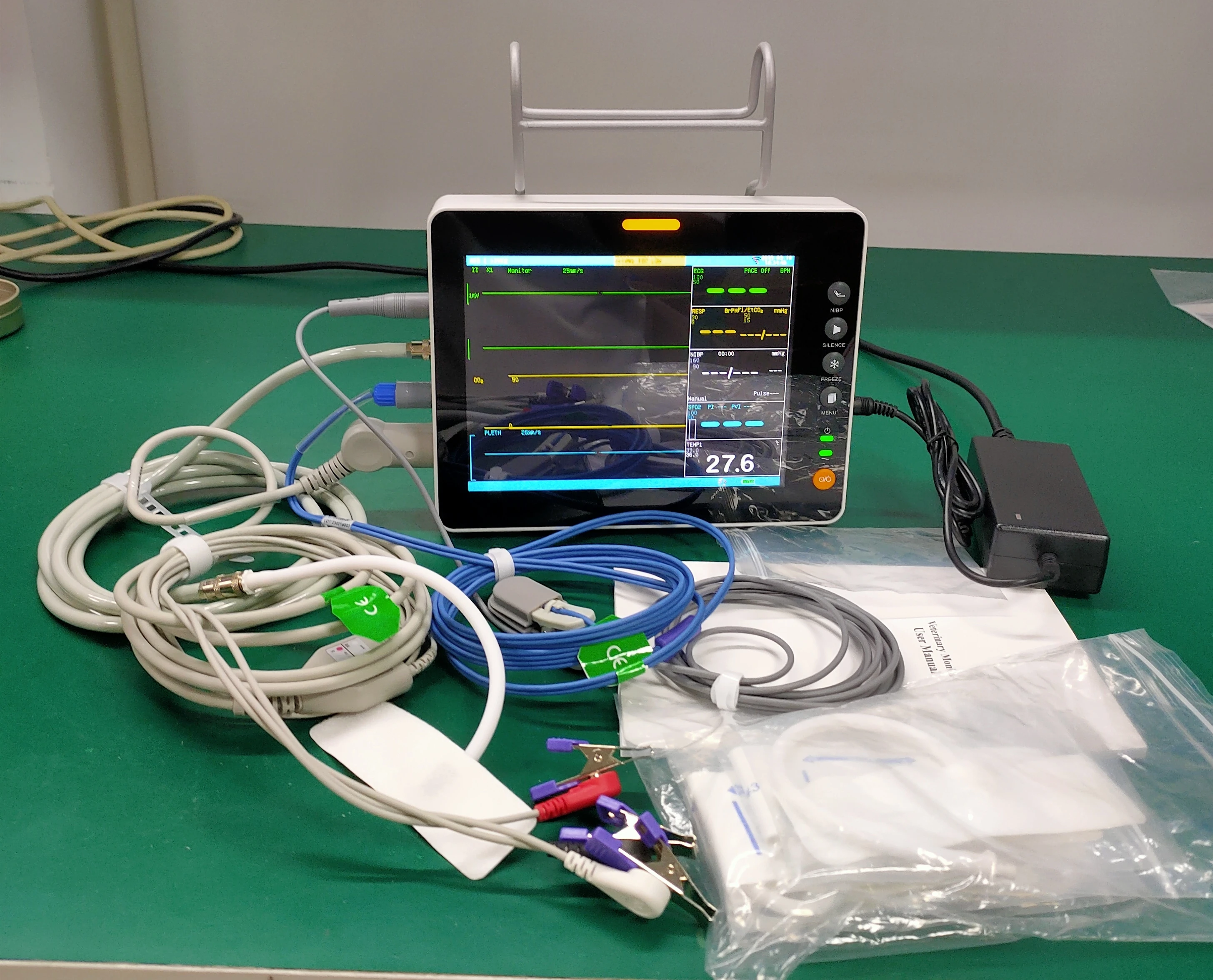 Rsd6000V-Vet-6-Parameters-Patient-Monitor-NIBP-SpO2-Pr-ECG-Resp-Temp-8 ...