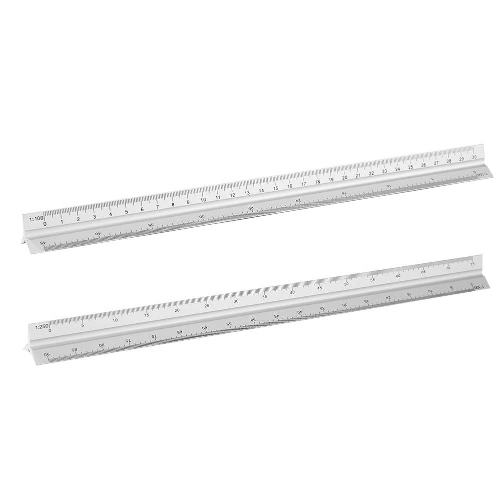 Regle - equerre,Règle technique de Triangle en Aluminium,30cm,règle ...