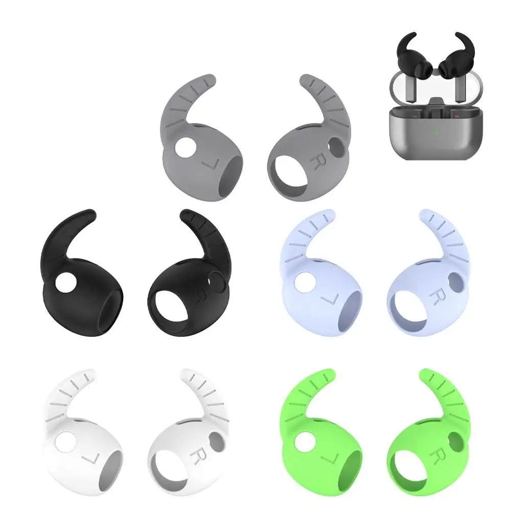 5Pairs-New-Silicone-Eartips-Wings-Hook-Earplug-Earbuds-Earcap-Headphone ...