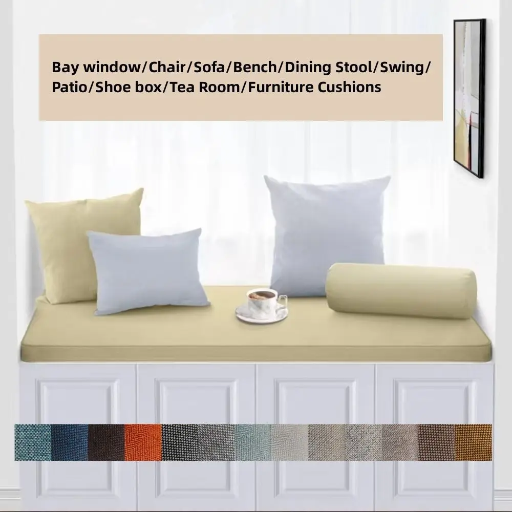 Bay-Window-Seat-Pad-Custom-Size-Cushions-Non-Slip-Washable-Removable ...