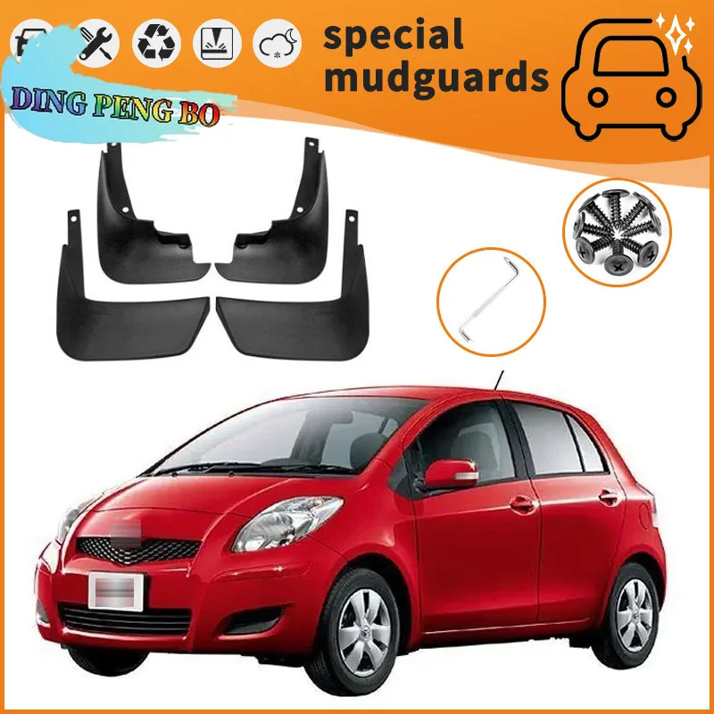 Mudguards for Toyota Vitz 2005-2010 Auto Mud Flaps Fender Guards Splash ...