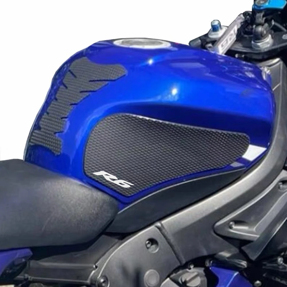 For Yamaha YZFR6 YZF R6 2003 - 2005 Side Fuel Tank pad Tank Pads ...